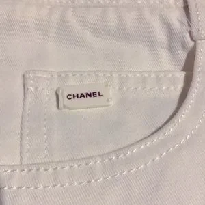 CHANEL | Jeans | Rarechanel 3c Camellia Flower 90s Baggy Laser Cut ...